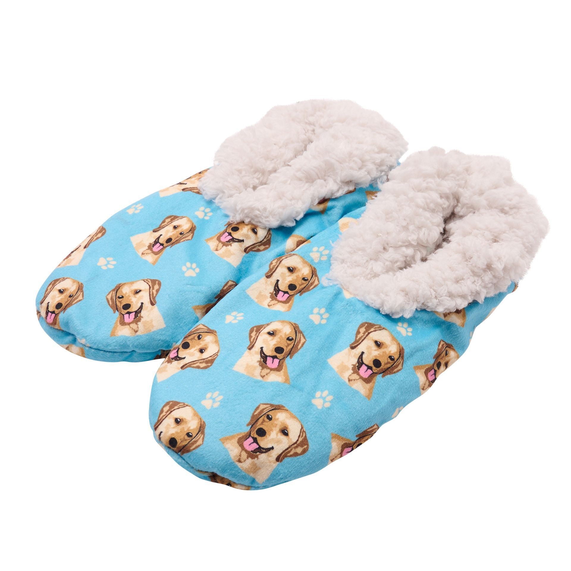 E&S Pets Yellow Labrador Slippers