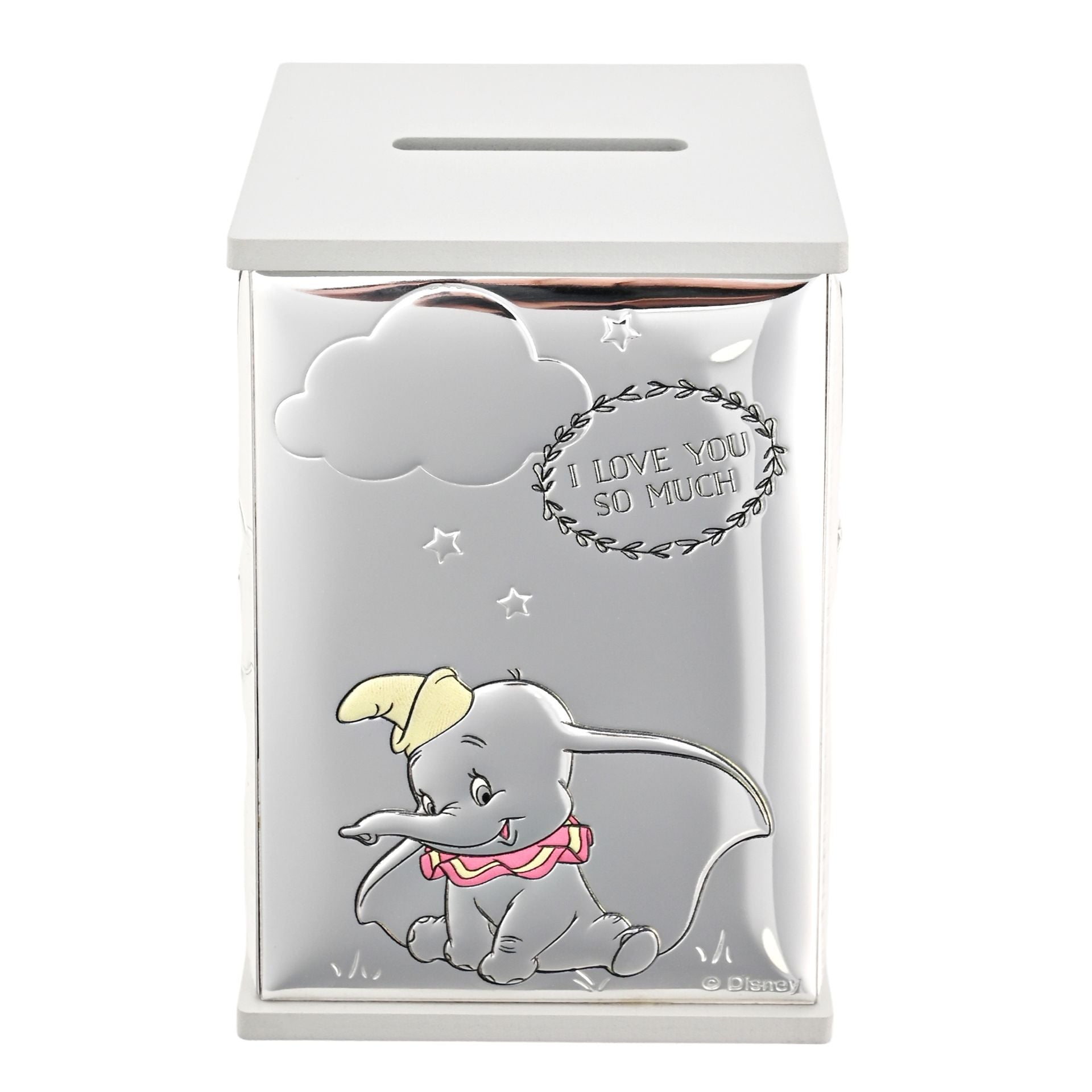 Disney Silver Dumbo Money Box - Made In Italy